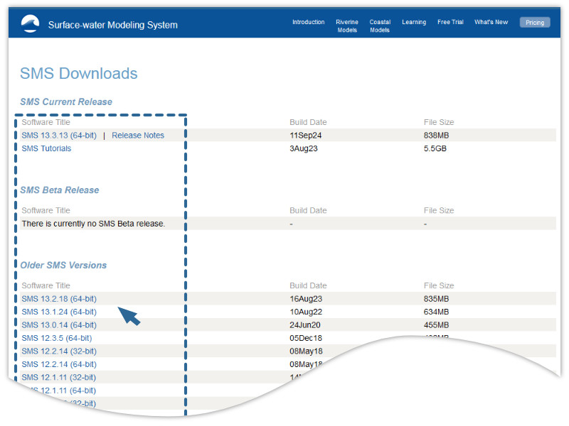 SMS (Surface-water Modeling System) | 沿岸や河川向け 地表水 モデリング ソフトウェア | 海外ソフトウェアの購入ならUNIPOS(ユニポス)